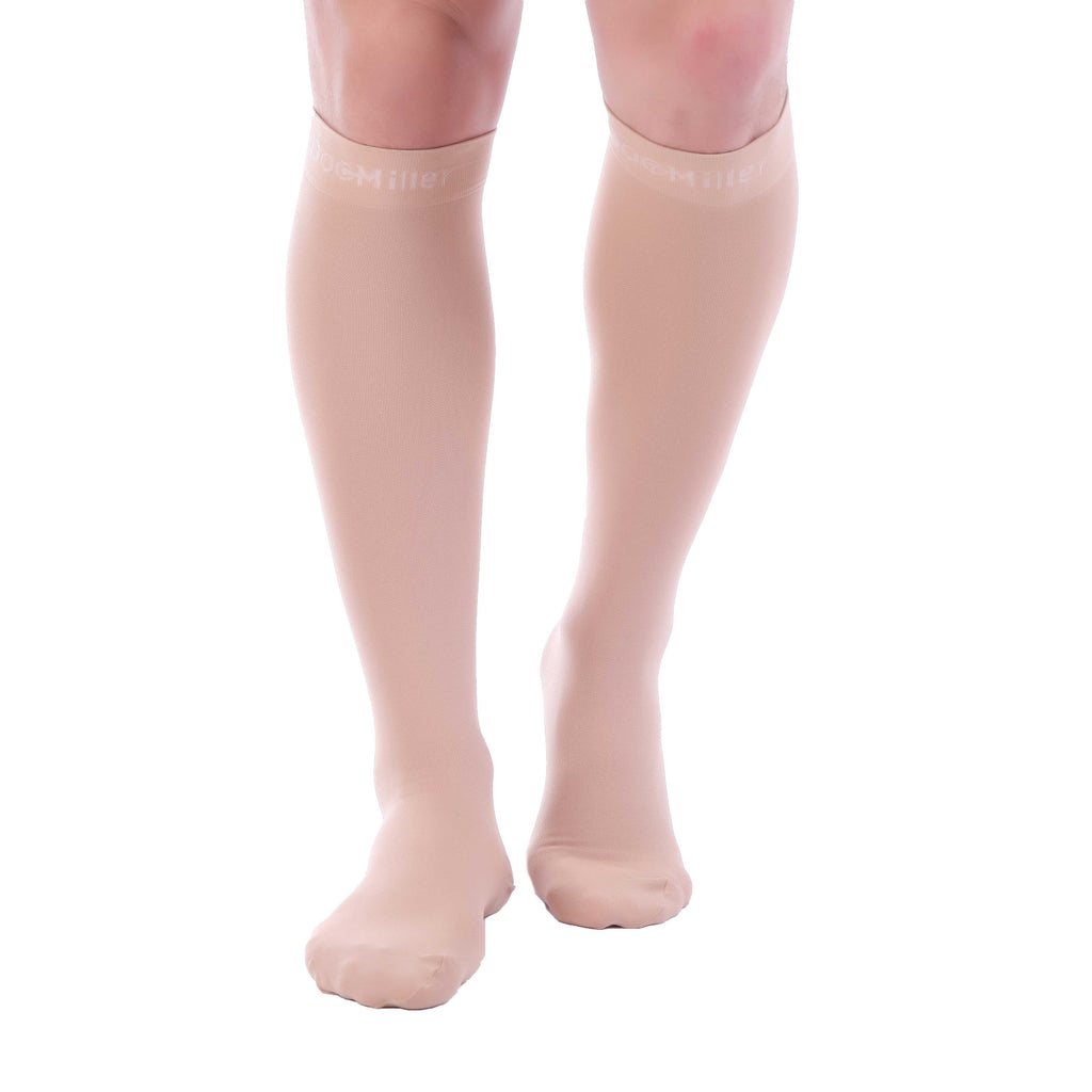 Closed Toe Compression Socks 8-15mmHg SKIN/NUDE – Doc Miller